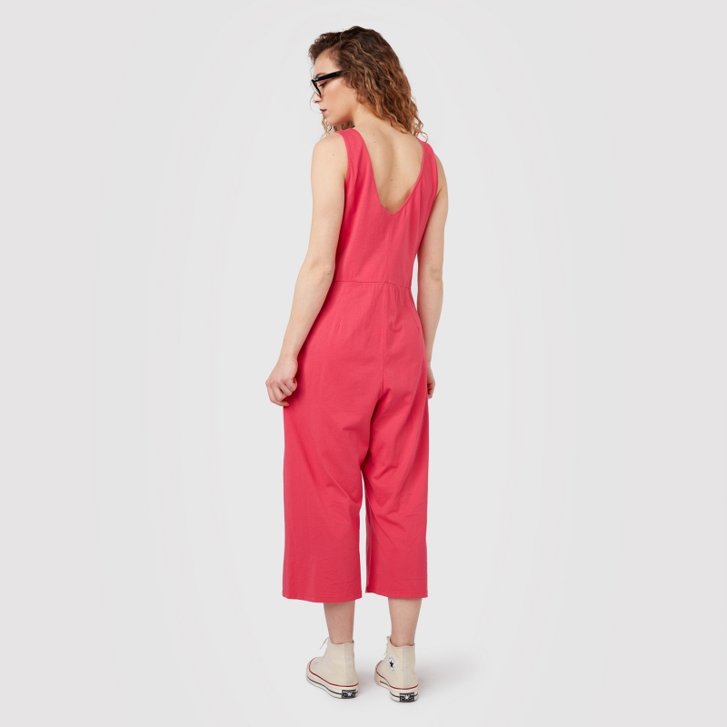 COTTON JERSEY SLEEVELESS JUMPSUIT